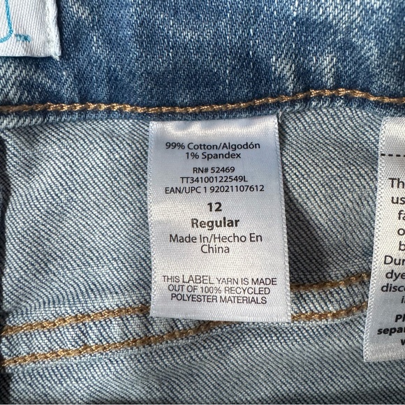Time and Tru | Jeans | Time And True Classic Blue High Rise Distressed ...